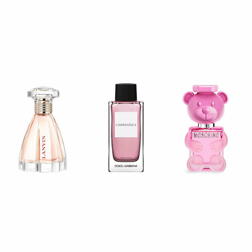 Lanvin Modern Princess, Dolce & Gabbana L'Imperatrice Limited Edition, Moschino Toy 2 Bubble Gum 3 по 2 мл
