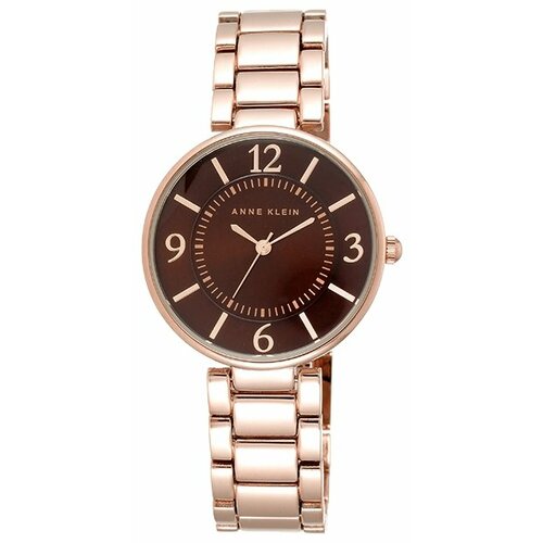 Наручные часы ANNE KLEIN, коричневый, розовый