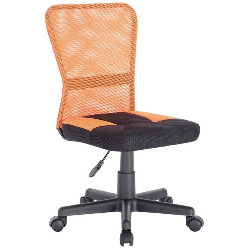 Компьютерное кресло Brabix Smart MG-313 офисное, обивка: сетка/текстиль, цвет: черный/оранжевый
