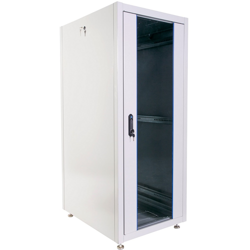 Шкаф ЦМО телекоммуникационный напольный эконом 30U (600 600) дверь стекло, дверь металл