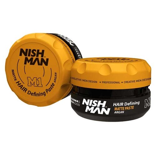 NISHMAN Паста Matte Hair Defining Paste M1, сильная фиксация, 100 мл, 130 г