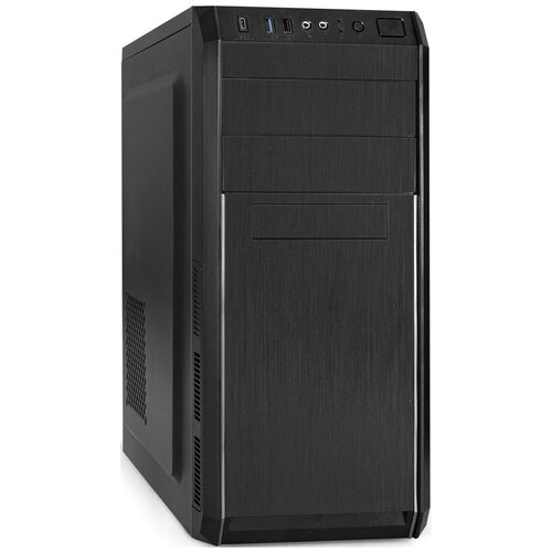 Exegate EX287367RUS Корпус Miditower ExeGate XP-334UC-XP400 (ATX, XP400 с вент. 12см, 1*USB+1*USB3.0+1*TypeC, аудио, черный)