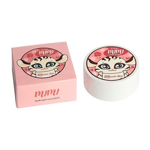 Secret Skin Патчи для глаз гидрогелевые с экстрактом дамасской розы Pink Mimi Hydrogel Eye Patch, 60 шт.