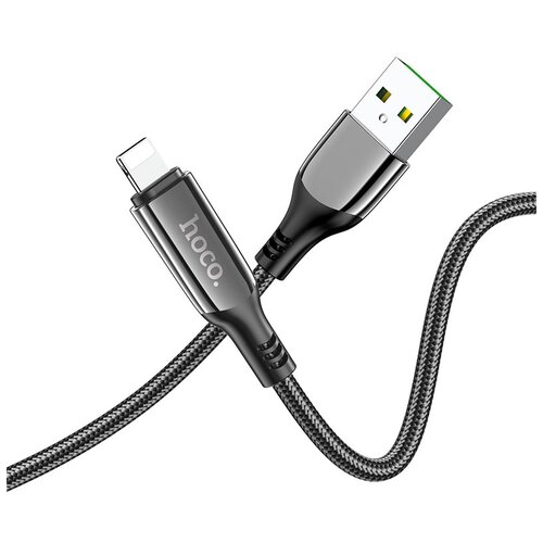 Кабель Hoco S51 Extreme USB - Lightning, 1.2 м, черный