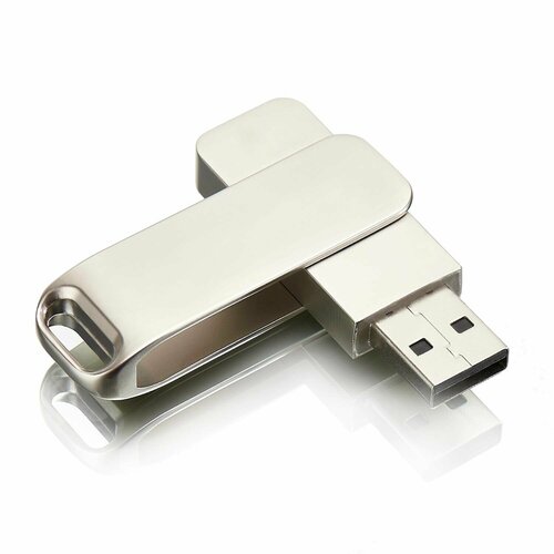 USB флешка, USB flash-накопитель, Флешка Stone, 128 МB, серебряная, USB 2.0, арт. F44 10шт