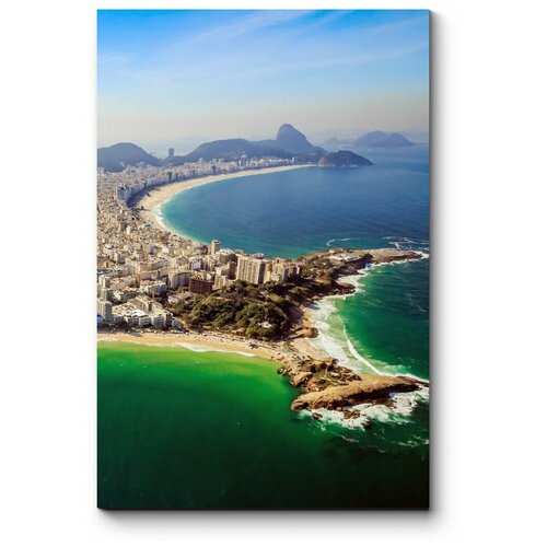 Модульная картина Пролетая над солнечным Рио-де-Жанейро 20x30