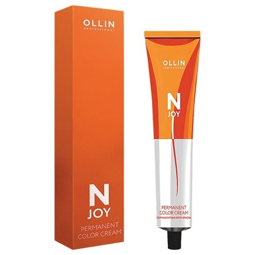 OLLIN Professional Стойкая крем-краска для волос N-Joy Color Cream, 9/25 блондин фиолетово-махагоновый, 100 мл