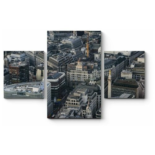 Модульная картина Вечерний Лондон с высоты 90x59