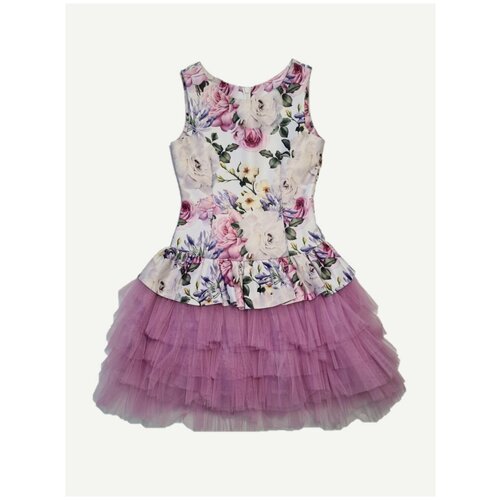 Платье, размер 146, фиолетовый