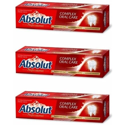 Весна Зубная паста Absolut PRO Complex oral care , 110 гр, 3 шт