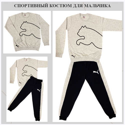 Комплект одежды Timur kids, размер 11, серый