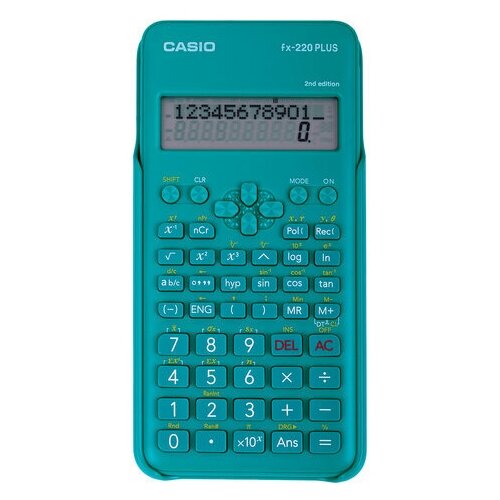 Калькулятор инженерный CASIO FX-220PLUS-2-S (155х78 мм), 181 функция, питание от батареи, сертифицирован для ЕГЭ, FX-220PLUS-2-S-