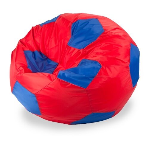 Чехол Пуффбери для кресла-мешка "Мяч" размер XXL, красный/синий, 2 шт.