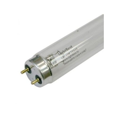 Лампа бактерицидная LightBest LBC 15W T8 G13 для рециркуляторов и облучателей