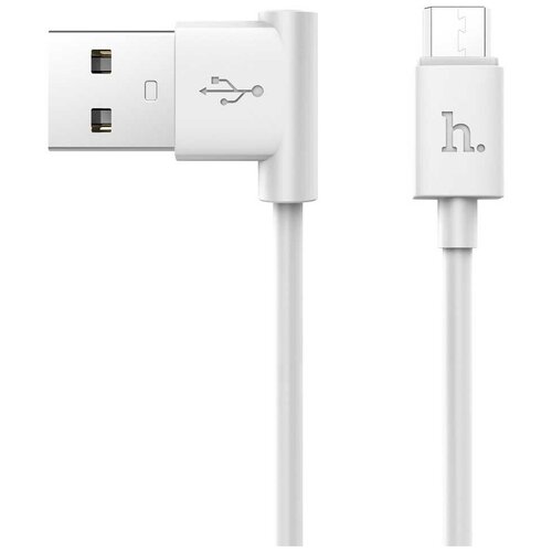 Кабель USB - микро USB HOCO UPM10, 1.2м, 2.4A, цвет: белый