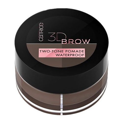 CATRICE Помада для бровей 3D Brow Two-tone Pomade Waterproof, 5 г, 020, medium to dark