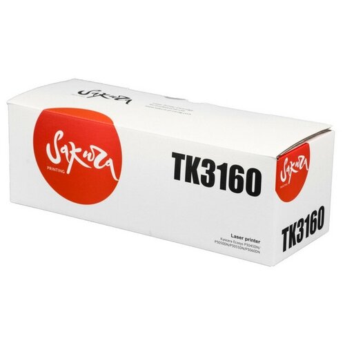 Картридж лазерный SAKURA TK-3160 чер. для Kyocera Ecosys P3045