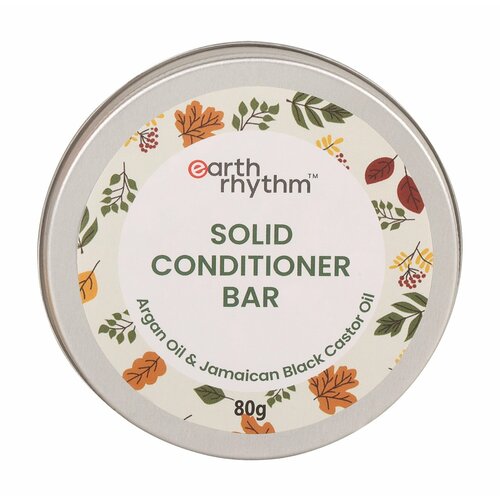 EARTH RHYTHM Solid Conditioner Bar Твердый кондиционер c аргановым и касторовым маслом, 80 г