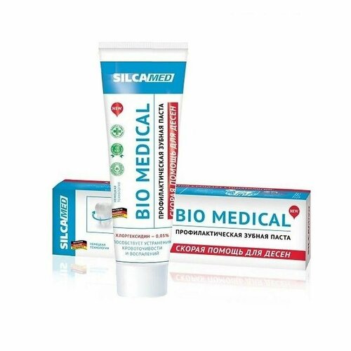 Silcamed Зубная паста Bio Medical, 130 грамм