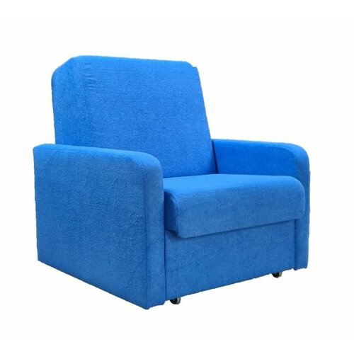Кресло кровать Оптима голубой Астра велюр 60х190 см
