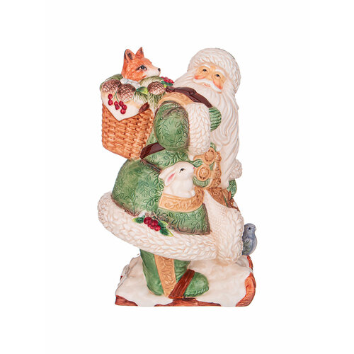 Фигурка декоративная Lefard Дед Мороз, керамическая, 19x18x31 см