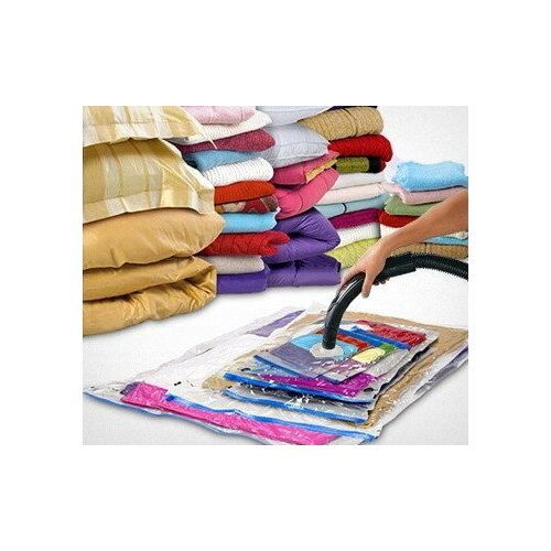 Вакуумный пакет для хранения одежды и текстиля с клапаном TV-015/50Х60/ FOR CLOTHING6/для сезонного хранения одежды