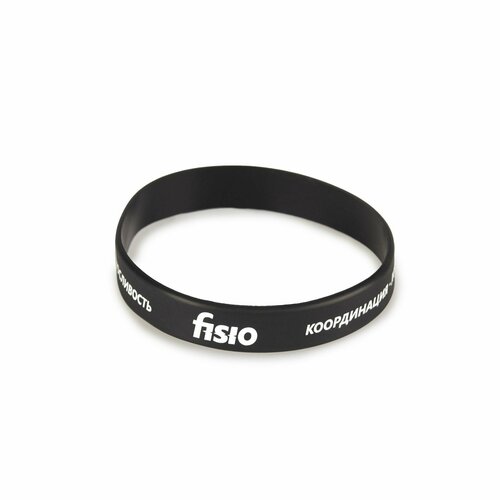 Браслет fisio, 1 шт., размер 7.3 см, размер one size, диаметр 15 см, черный