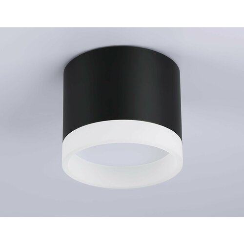 Спот, Накладной точечный светильник со сменной лампой GX53 D82*70, черный