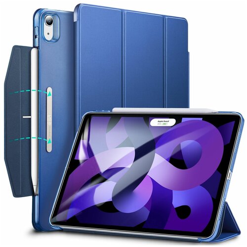 Чехол книжка ESR Ascend Trifold Case для iPad Air 4 (2020) / Air 5 (2022) Blue, синий