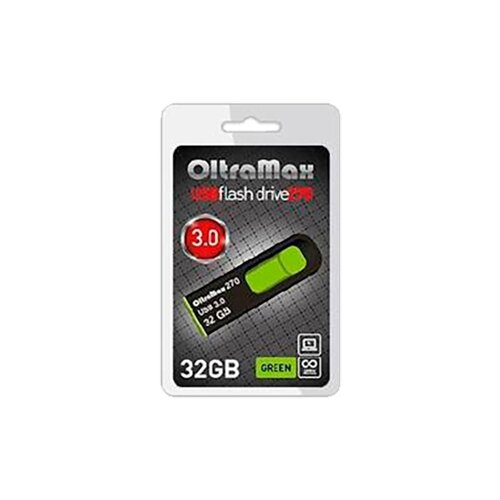 Флешка OltraMax 270 32 ГБ, зеленый