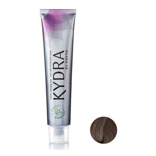 Kydra Creme стойкая крем-краска для волос, 6/27 темный перламутровый каштановый блонд, 60 мл