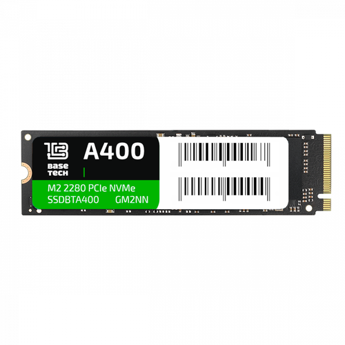 SSD BaseTech A400 256Гб, M.2 2280, NVMe, Bulk