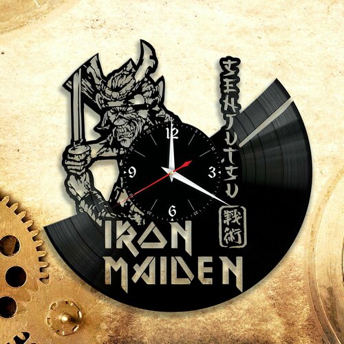 Настенные часы с группой Iron Maiden, Айрон Мэйден, Stephen Harris