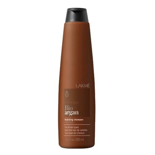 Lakme шампунь K.Therapy Bio argan увлажняющий не содержащий сульфатов для всех типов волос, 300 мл