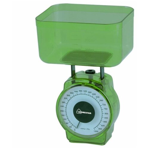 Весы кухонные механические HOMESTAR HS-3004М, зеленый