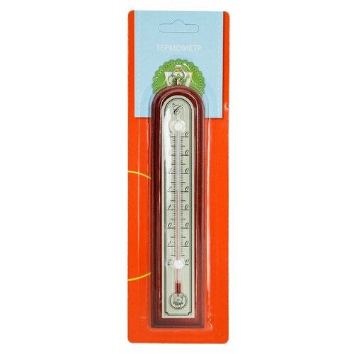 Термометр GARDEN SHOW 466112 коричневый 18.8 см 3.9 см