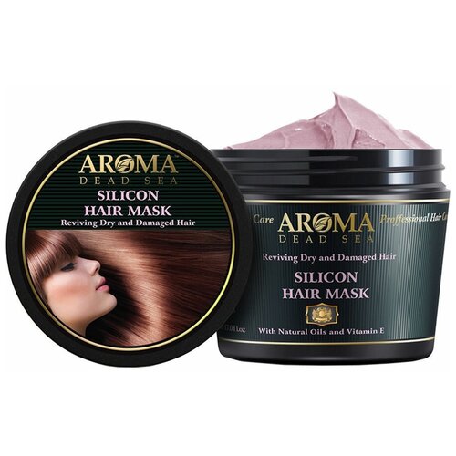 Aroma Dead Sea Маска для окрашенных и поврежденных волос с витамином Е, 500 мл