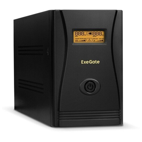 EXEGATE ИБП EX292637RUS ИБП SpecialPro Smart LLB-3000. LCD. AVR.2SH.4C13. RJ. USB <3000VA 1800W, LCD, AVR,2 Schuko+4 C13, RJ45 11, USB, металлический