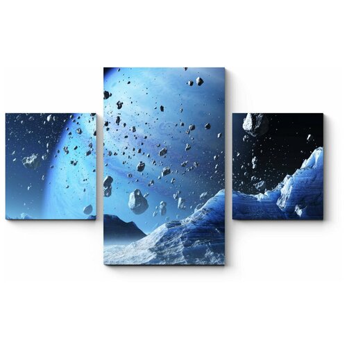 Модульная картина Метеоритный дождь 90x59
