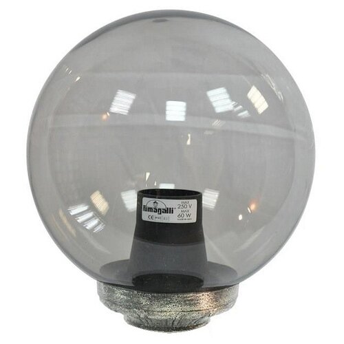 Fumagalli Уличный светильник Globe 250 Classic G25.B25.000.BZE27, E27, 60 Вт, цвет арматуры: бронзовый, цвет плафона серый
