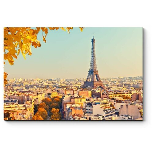 Модульная картина Золотая осень в Париже 30x20