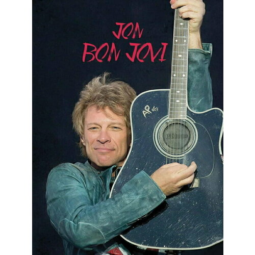 Плакат, постер на бумаге Bon Jovi/Бон Джови/музыкальные/поп исполнитель/артист/поп-звезда/группа. Размер 21 х 30 см