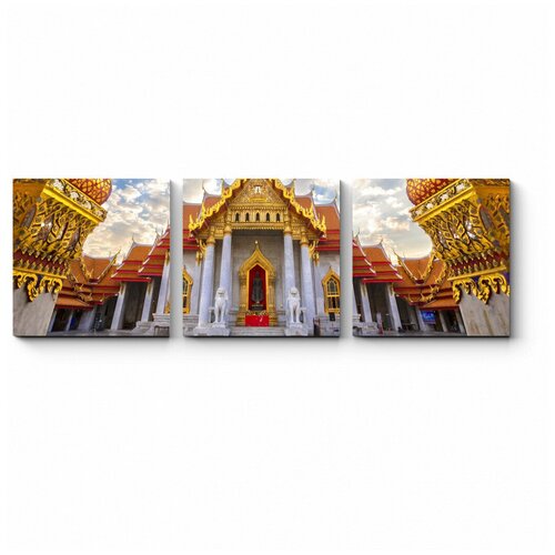 Модульная картина Мраморный Храм 120x40