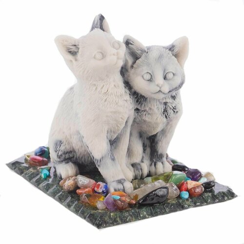 Сувенир "Две кошки" из мрамолита 118975