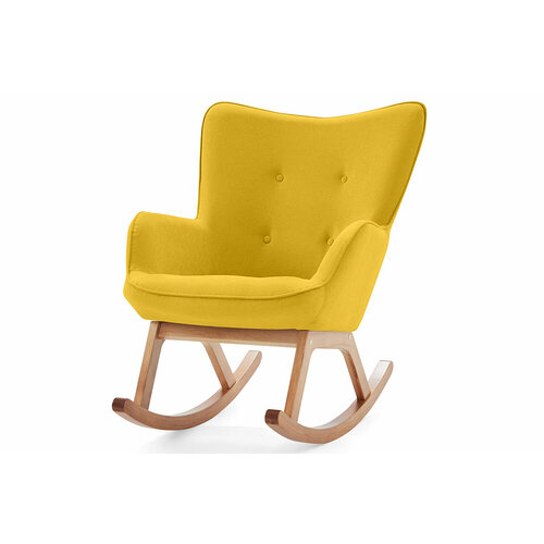 Кресло-качалка SCANDICA Сканди Деймос, 72х94х81 см, цвет горчичный