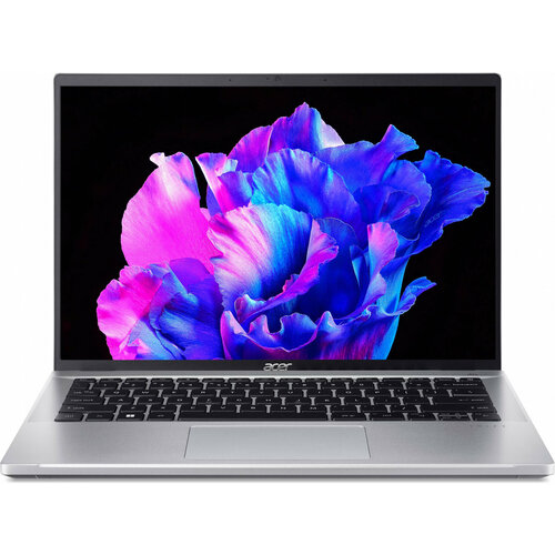 ACER Ноутбук Acer Swift Go 14 SFG14-71-51EJ Core i5 1335U 16Gb SSD512Gb Intel Iris Xe graphics 14" OLED 2.8K (2880x1800) Windows 11 Home silver WiFi BT Cam (NX. KMZCD.002) NX. KMZCD.002