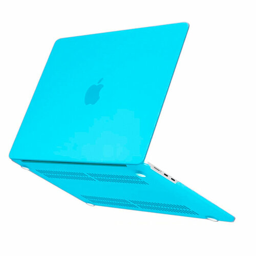 Чехол для MacBook Air 13.6 2022 2023 2024 M3 A3113 M2 A2681 Hard Shell Case голубой