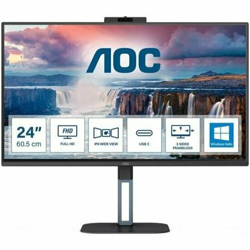 Монитор LCD AOC 23.8' (24V5CW), черный