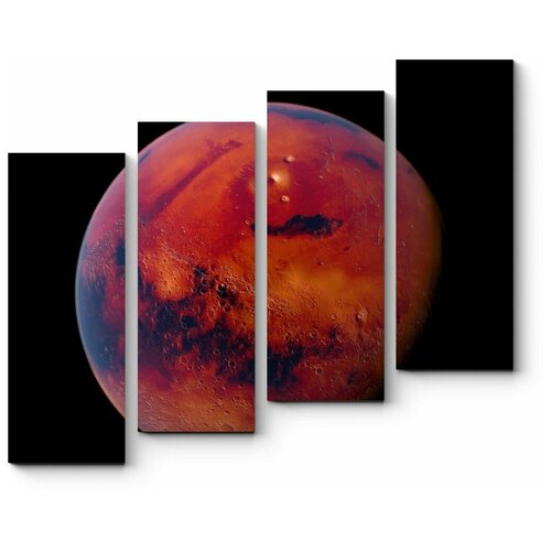 Модульная картина Огненная планета 150x129