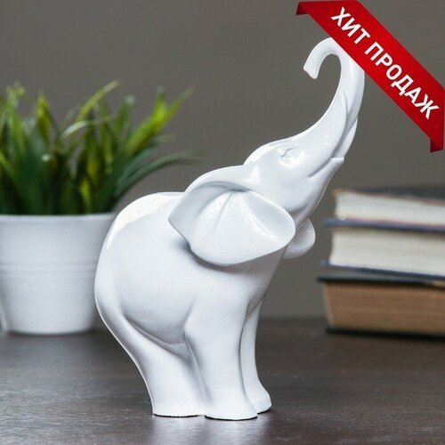 Хорошие сувениры Фигура "Слон" белый, 15х8х18см